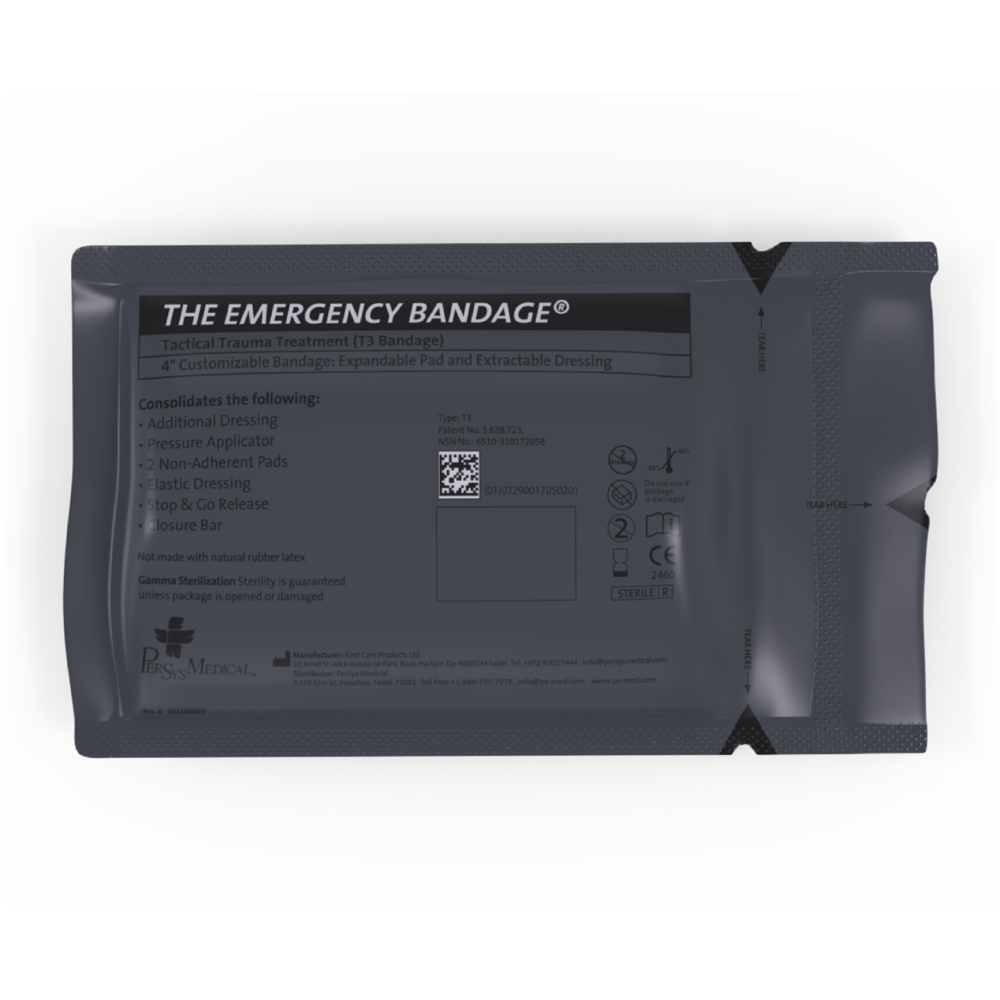 Persys Medical T3 Bandage Tactical Trauma Treatment – Corpdefense